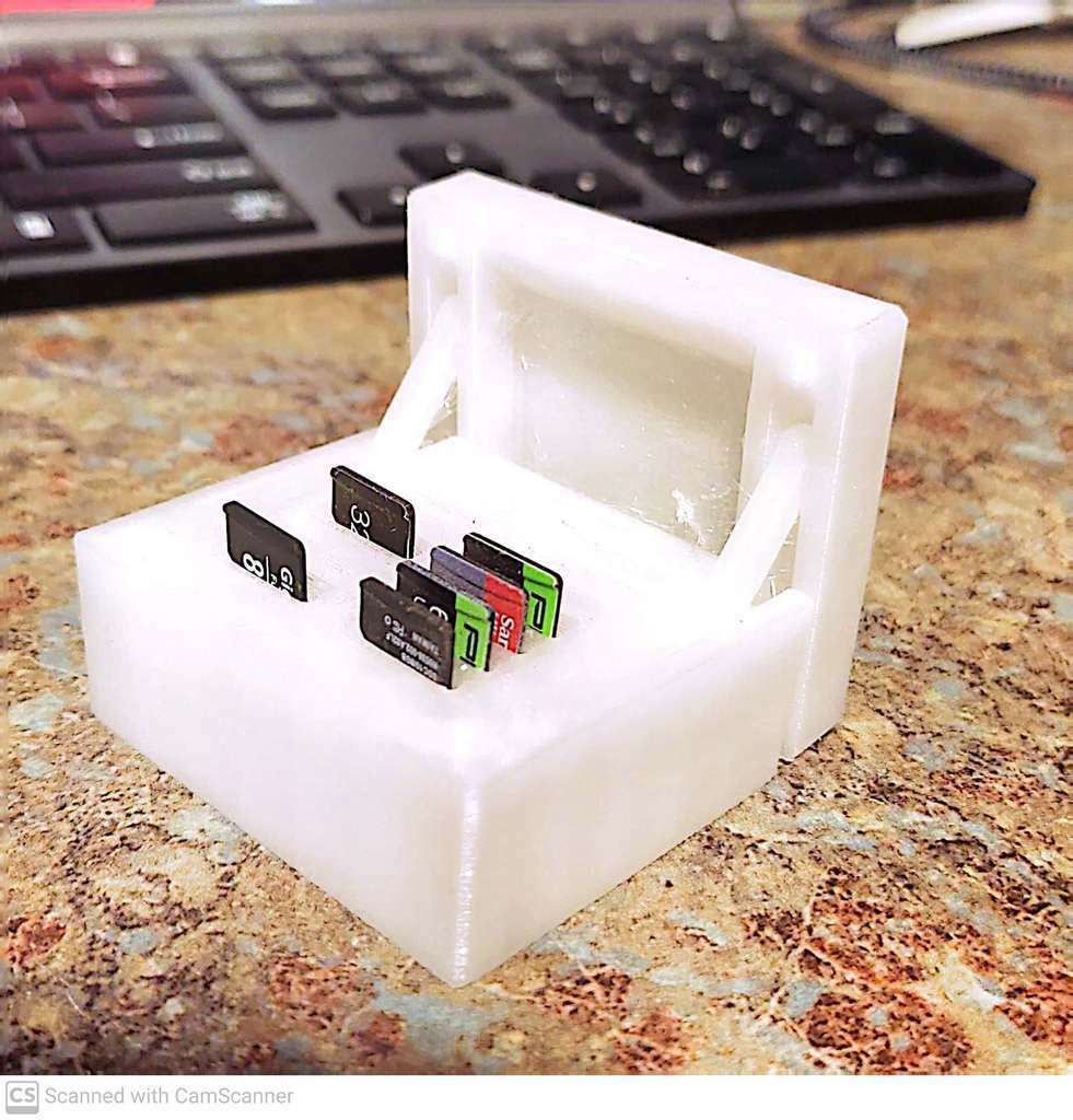 Free 3D file Micro SD Cardholder・3D printer design to download・Cults