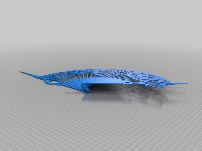 Free 3D file Ouro Kronii's Folding Fan・Model to download and 3D print・Cults