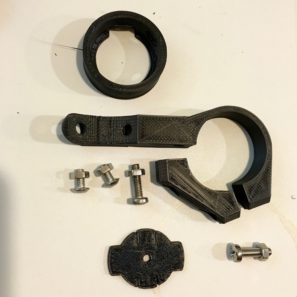 Free 3D file Bike computer quarter-turn out-front handlebar mount ...