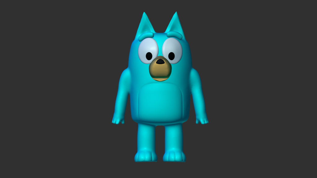 Free 3D file Bluey - Standing Tall 🧸・Model to download and 3D print・Cults