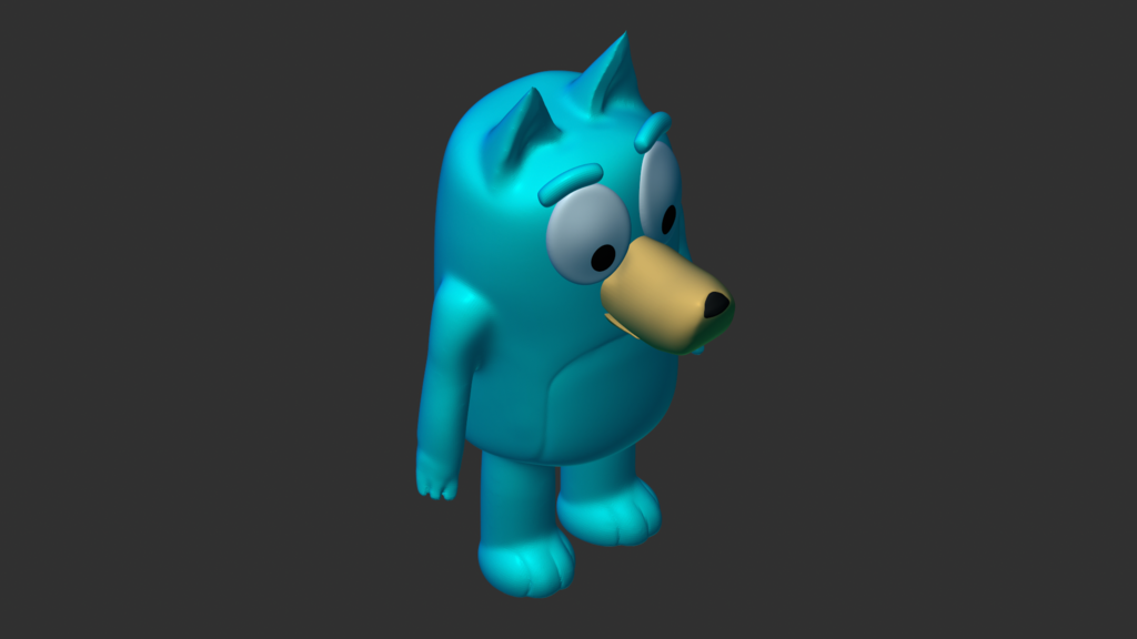 Free 3D file Bluey - Standing Tall 🧸・Model to download and 3D print・Cults