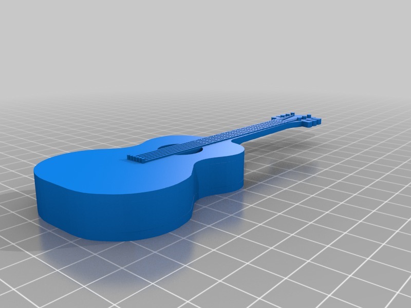 Free 3D file Acoustic Guitar・3D printable design to download・Cults