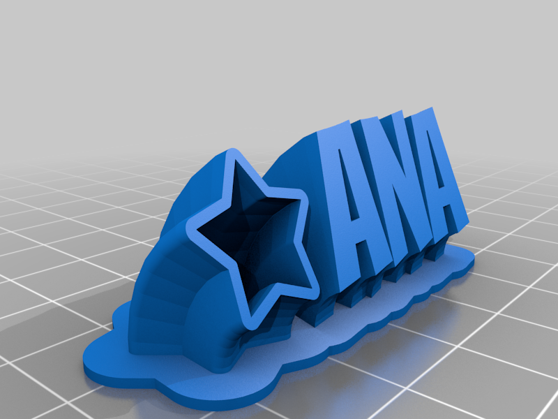 Free 3D file nome Ana・Model to download and 3D print・Cults