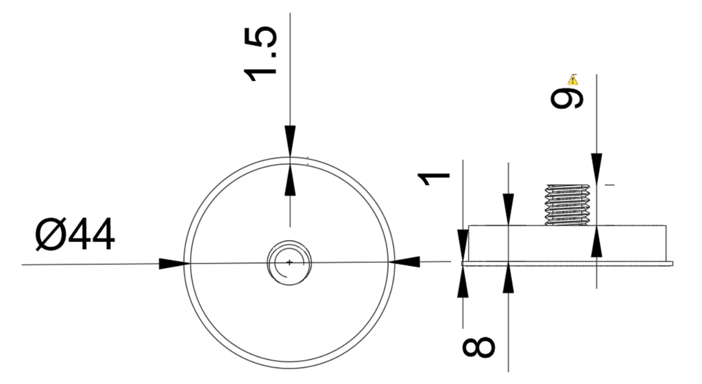 Free 3D file LPG FILLER CAP (44 MM)・Object to download and to 3D print ...