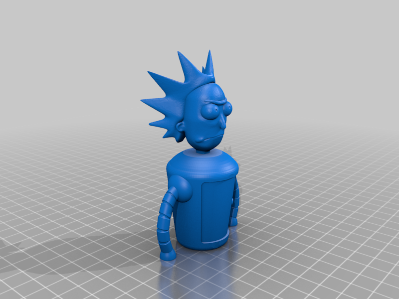 Free 3D file rick sanchez x bender rodriguez・3D printing template to ...