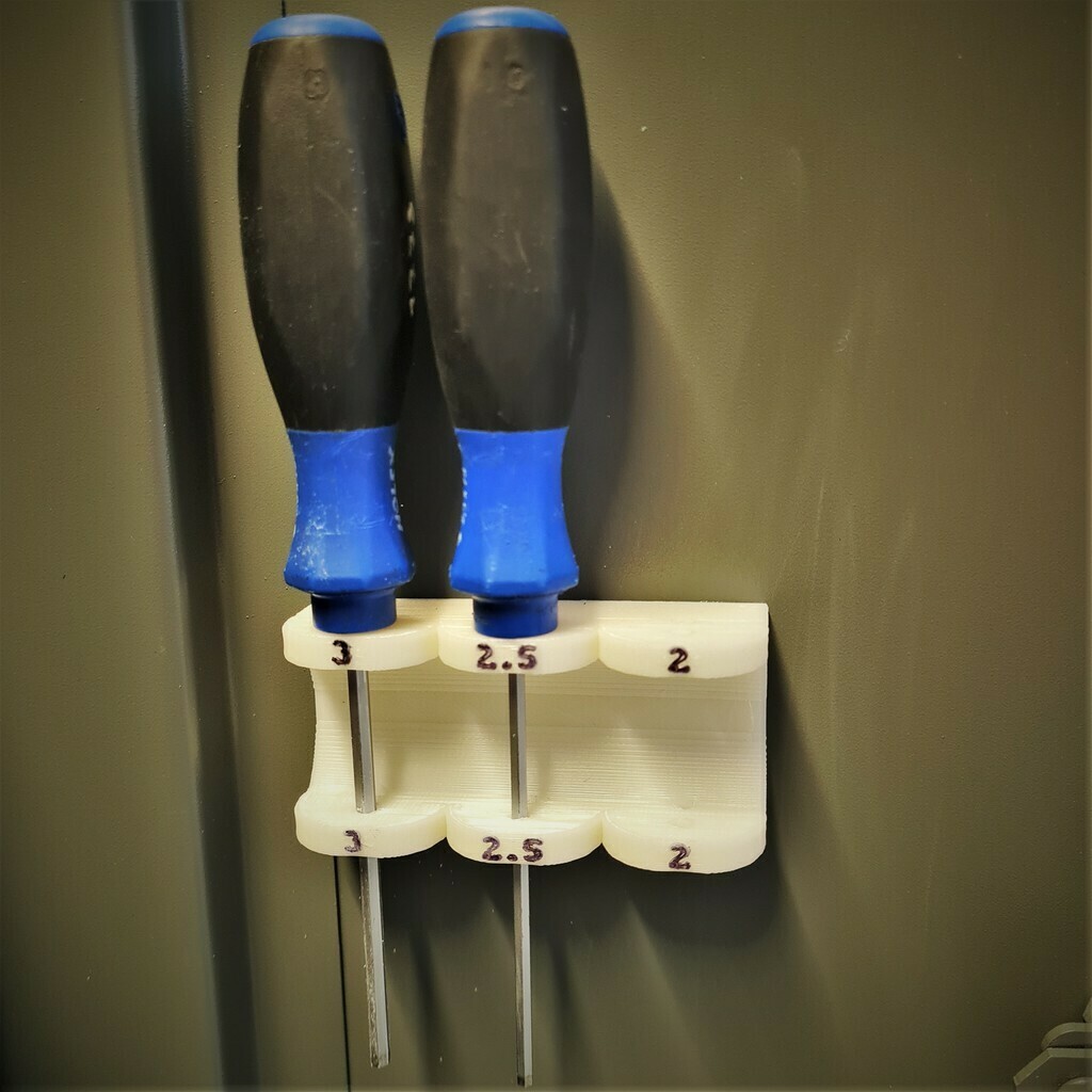 Free 3D file screwdriver holder・3D printable object to download・Cults
