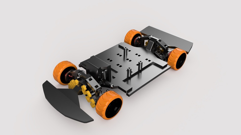 Free STL file AWD RC Drift Car 🚗・3D printer design to download・Cults