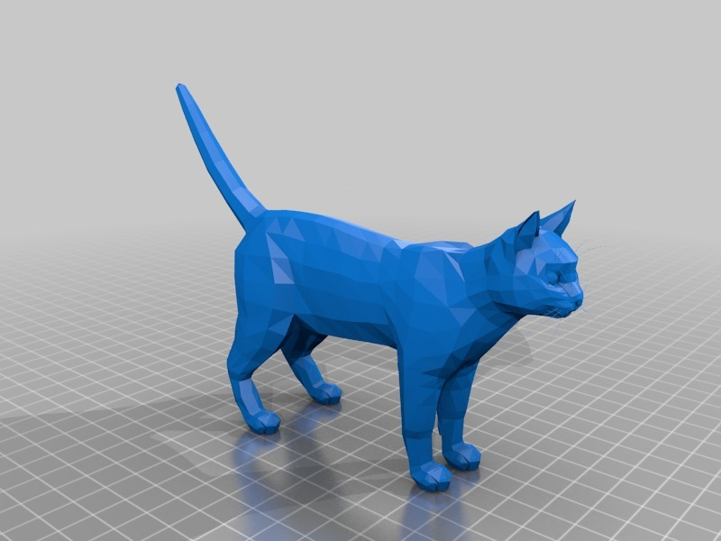 Free 3D file Cat standing・3D printer design to download・Cults