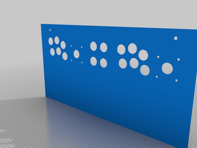 Free 3D file Arcade button panel layout・3D printing design to download ...