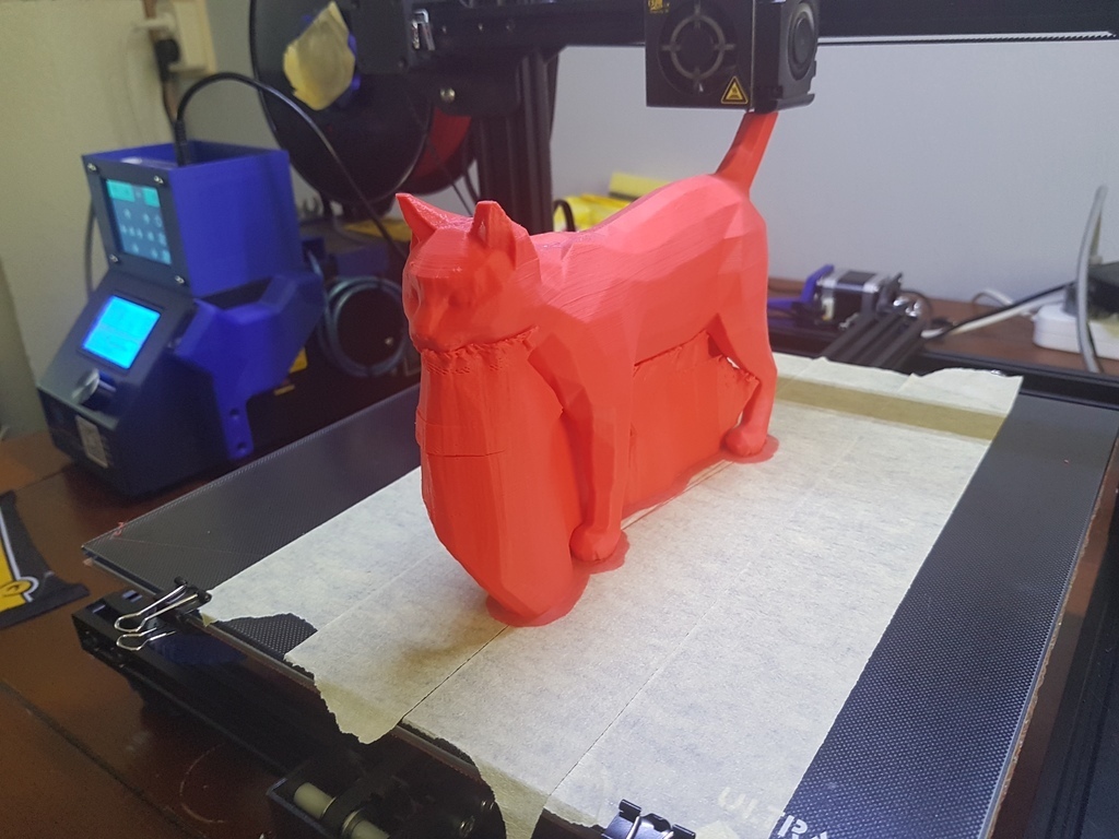Free 3D file Cat standing・3D printer design to download・Cults
