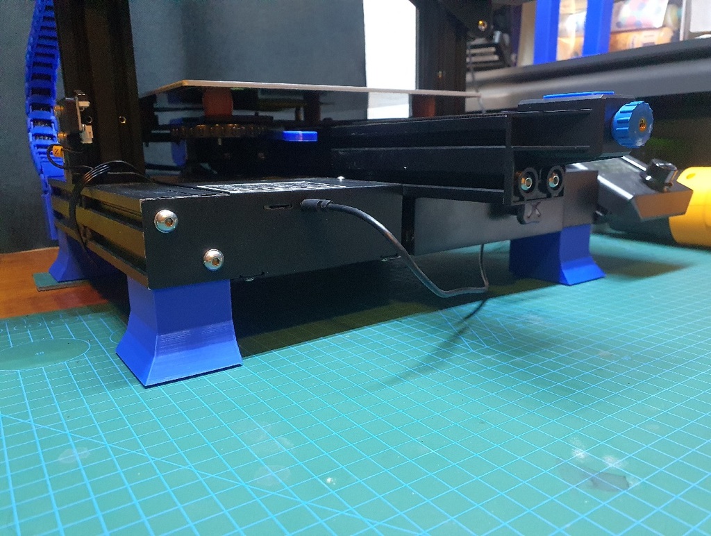 Free 3D file Ender 3 v2 40mm Riser Feet 🦶・3D print design to download・Cults