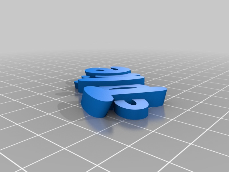 Free 3D file keyring new・3D printer model to download・Cults