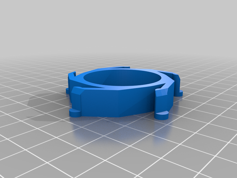 Free 3D file Customizable Spool Hub Adapter 32mm tube diameter for 52mm ...