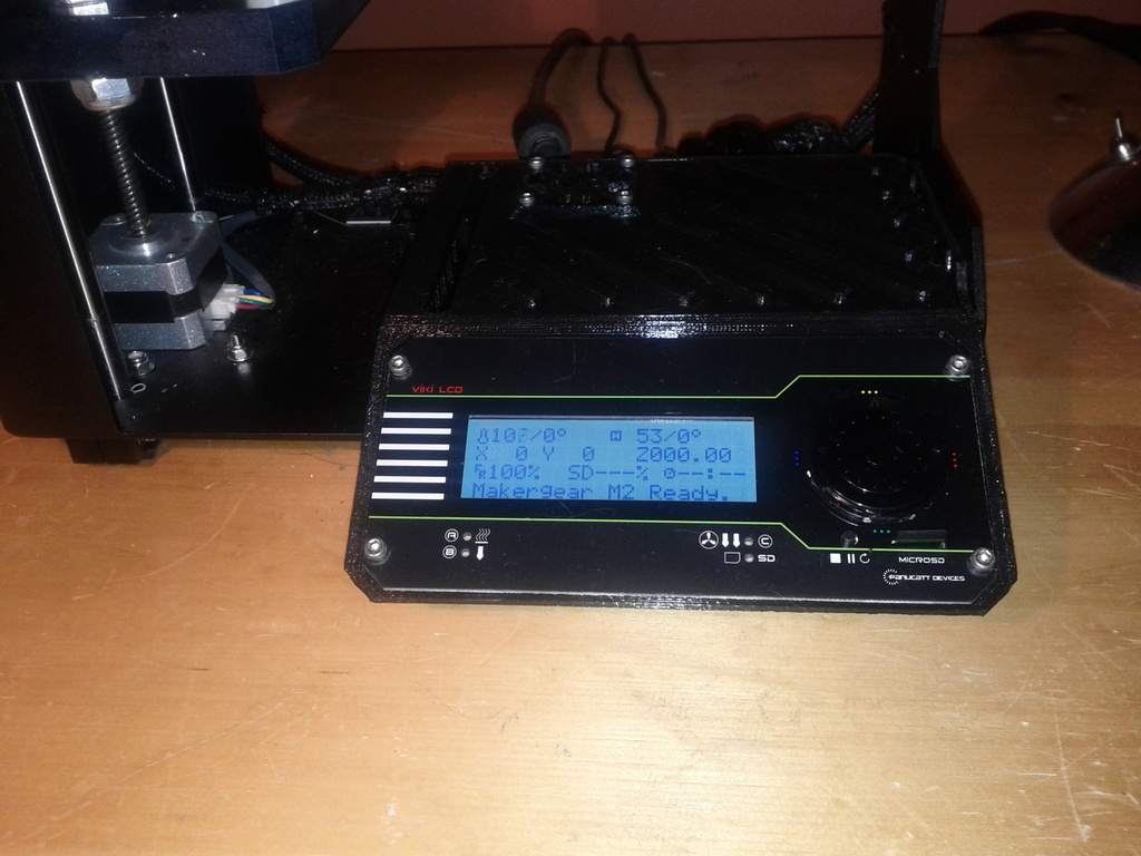 Free 3D file Makergear M2 Enclosure for Rambo board and Viki LCD・3D ...