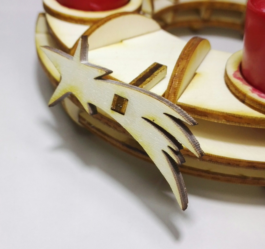 Free 3D file Advent wreath・3D printing model to download・Cults