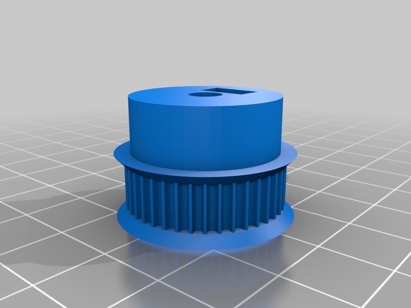 Free 3D file PLA printed gear for Rostock - 2mm pitch, GT2, 40t・3D ...