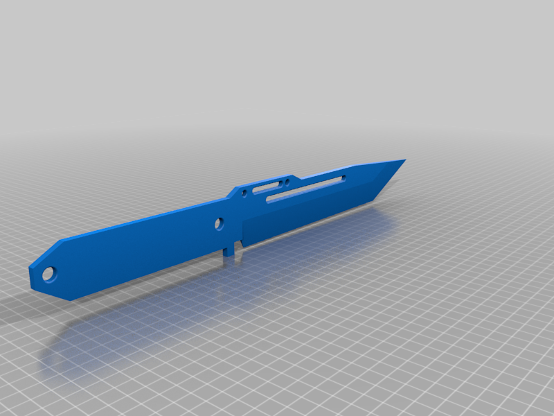 Archivo 3D gratis CS GO Cuchillo Paracord・Modelo para descargar y imprimir en 3D・Cults