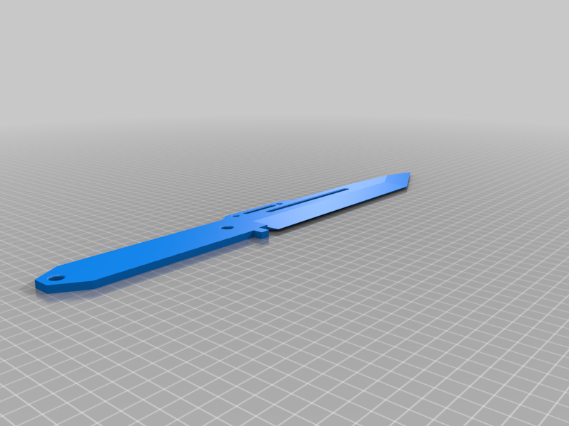 Archivo 3D gratis CS GO Cuchillo Paracord・Modelo para descargar y imprimir en 3D・Cults