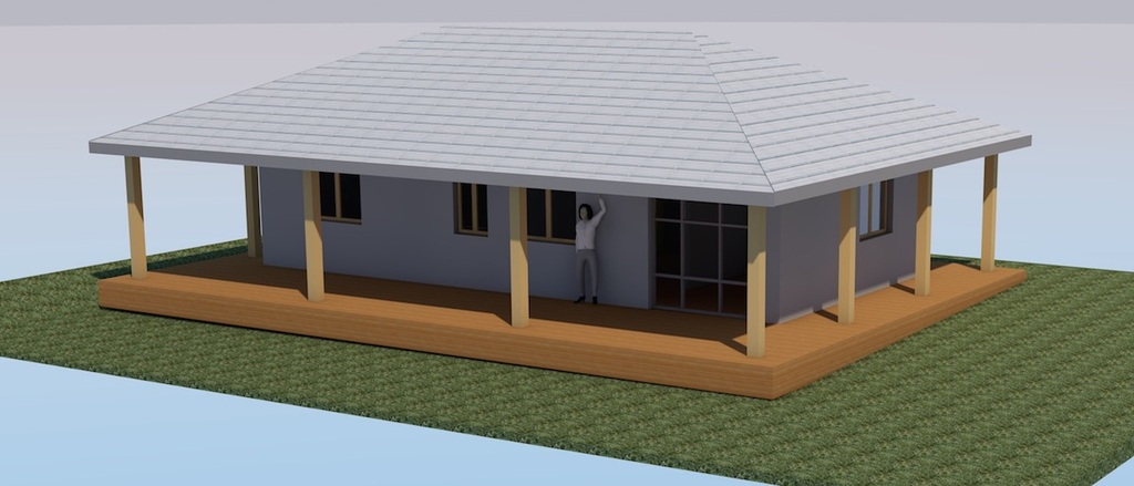 Free 3D file Little house in Wallis&Futuna・Template to download and 3D ...