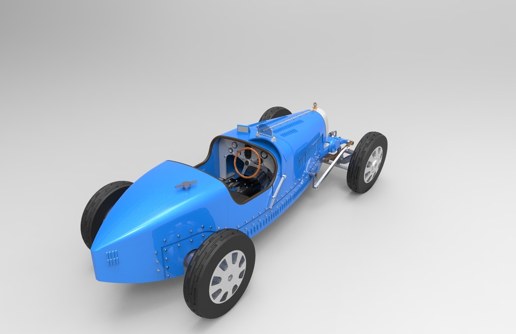 Archivo 3D gratis Modelo RC Bugatti 35・Diseño imprimible en 3D para ...