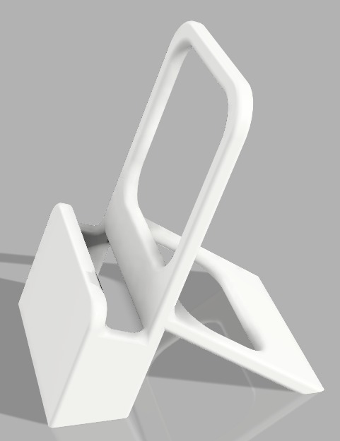 Free 3D file Mobile stand with space for charger cable・3D print model ...