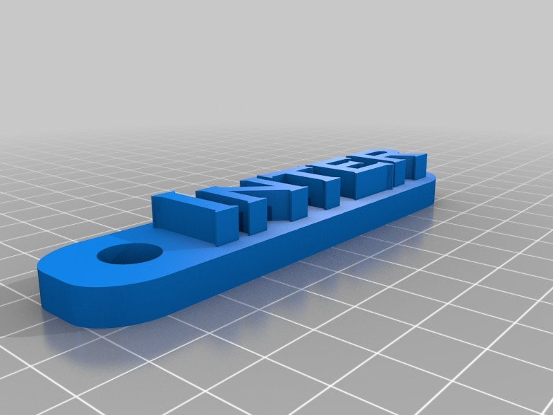 Free 3D file Key Chain Inter・3D printing design to download・Cults