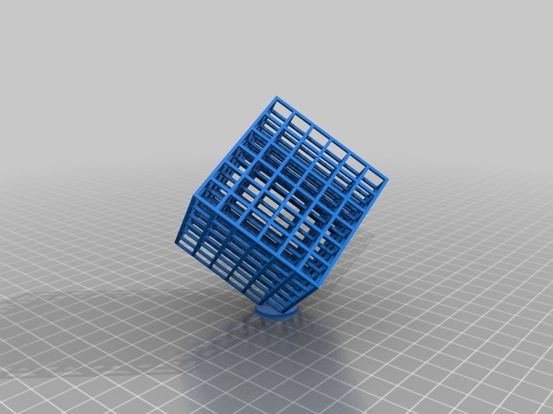Free 3D file Lattice Cube Fine V2・3D printer model to download・Cults