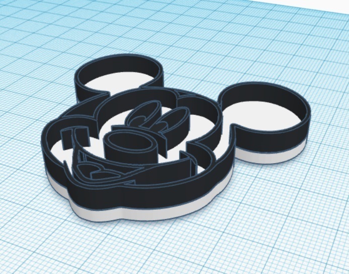 Free 3D file MOLDE PARA GALLETAS O PLASTILINA MICKEY MOUSE・3D printer ...