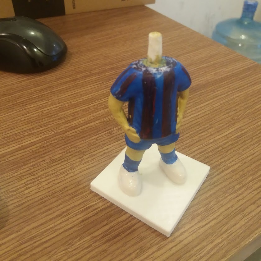 Archivo 3D gratis Estilos de jugadores de fútbol - Modelado 3D de un ...