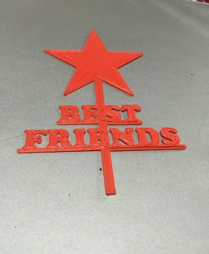 Free 3D file BEST FRIENDS・3D printer design to download・Cults