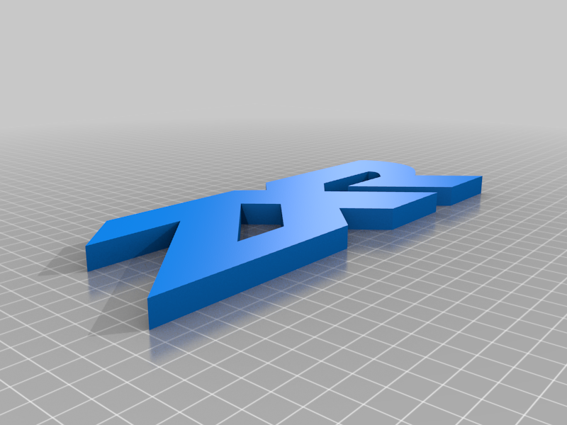 Free 3D file ZXR logo・3D printable model to download・Cults