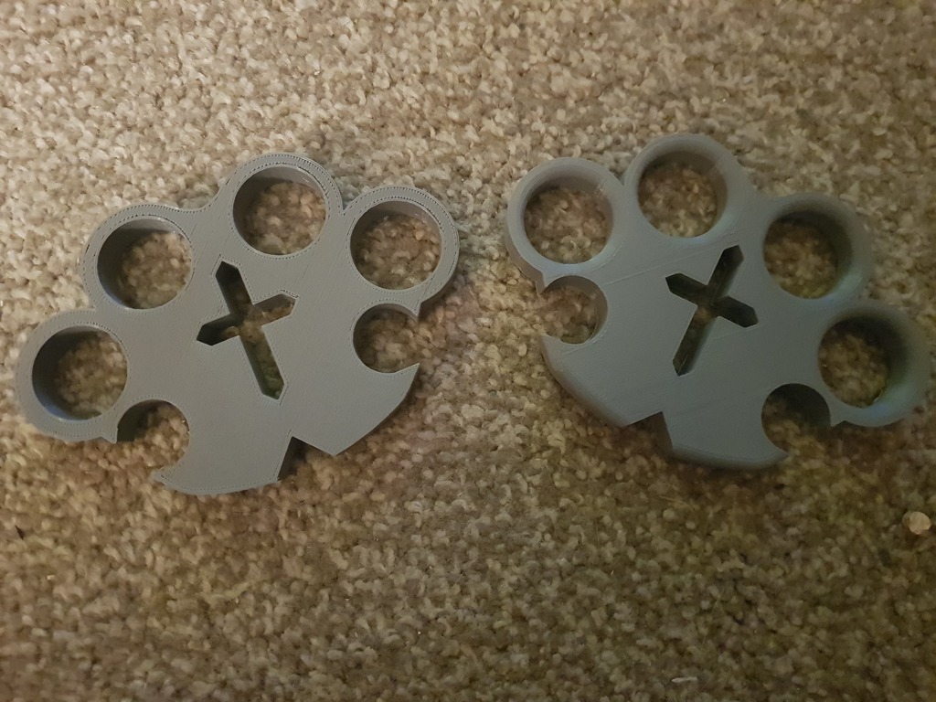 STL file Brass Knuckles, Knuckle Duster・3D print object to download・Cults