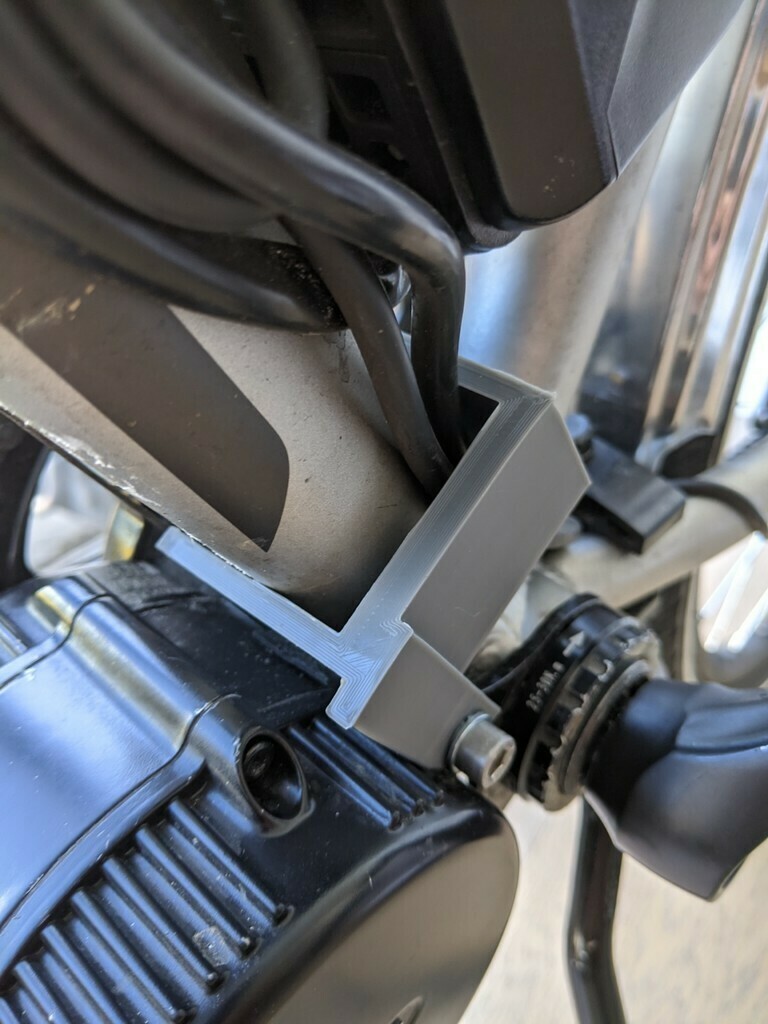 Free 3D file Bafang Bracket to Stop Motor Moving and Jamming Gear Cable ...