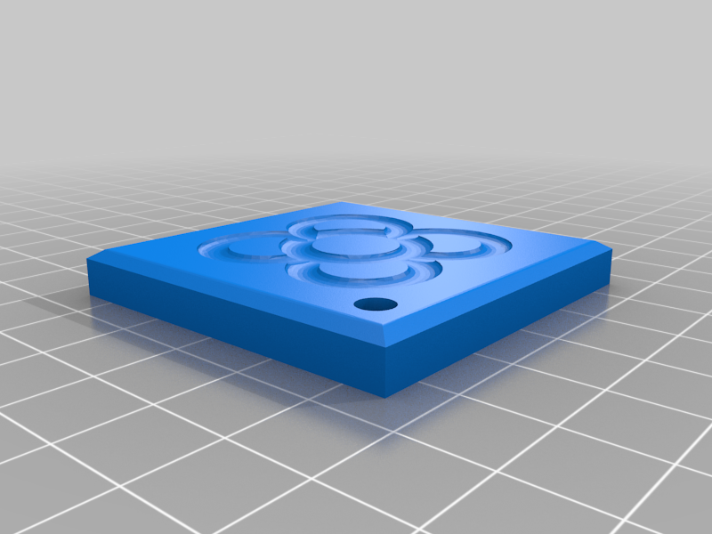 Archivo 3D gratis Llavero Barcelona Panot・Objeto imprimible en 3D para ...