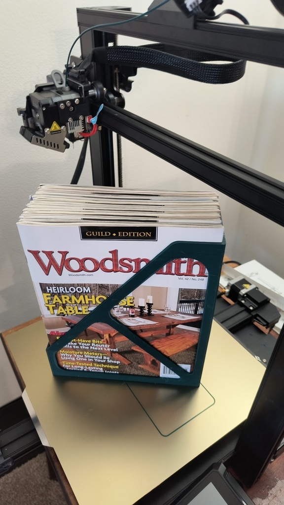 Free STL file Magazine Rack or Holder・3D printing template to download ...