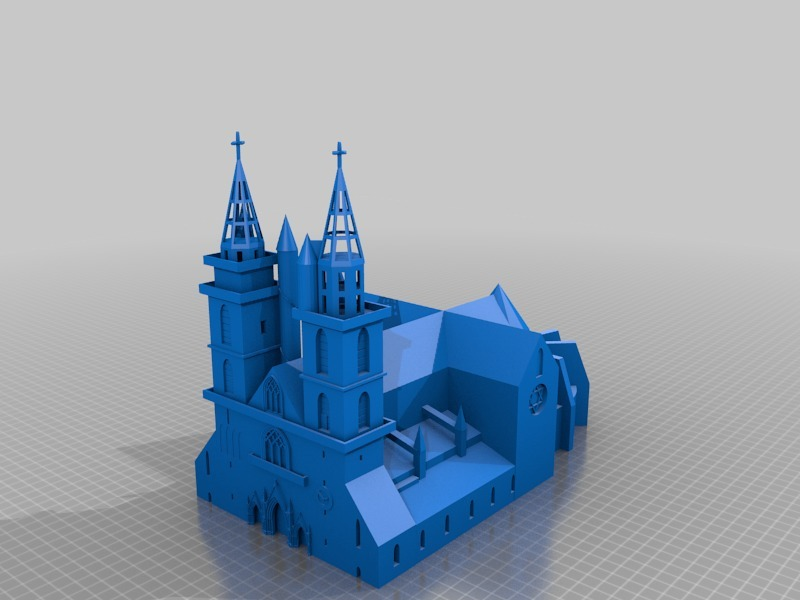 Free 3D file Muenster Basel・3D printable object to download・Cults
