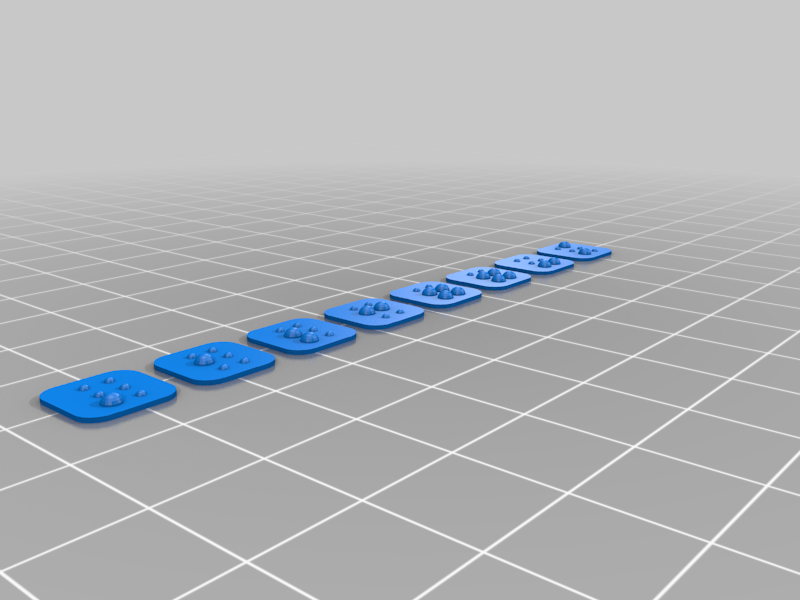 Archivo 3D gratis Fundas de teclado Braille v3 (personalizables)・Objeto ...
