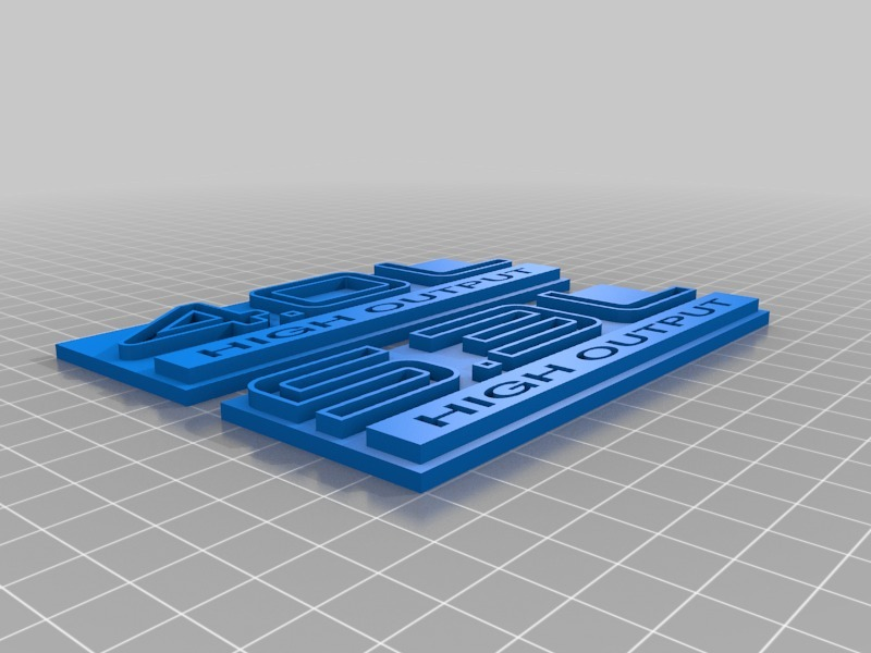 Free 3D file Jeep CJ, YJ, XJ Engine Size Emblem・3D printer design to ...