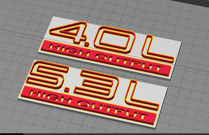 Free 3D file Jeep CJ, YJ, XJ Engine Size Emblem・3D printer design to ...