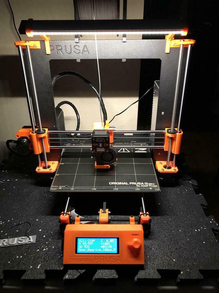 Free 3D file Prusa i3 MK2/MK2S Light Bracket 🧞‍♂️・3D printable model to download・Cults