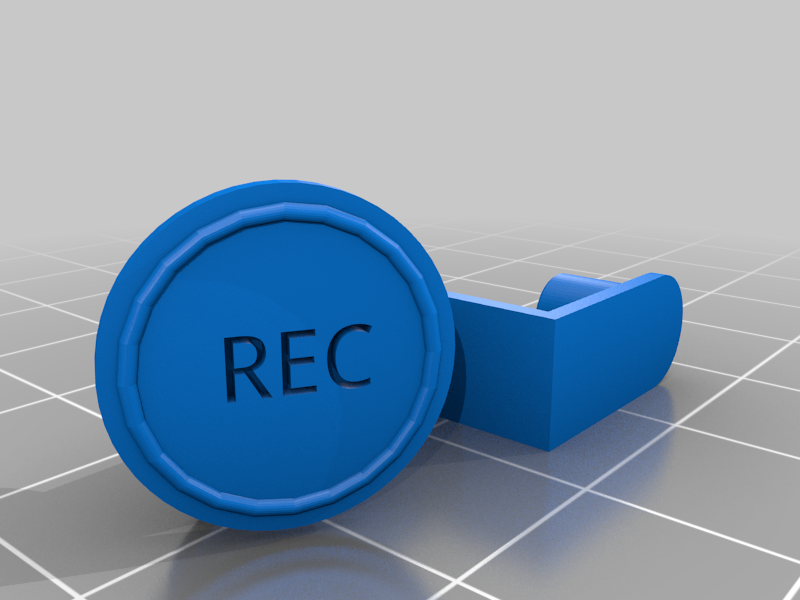 Free 3D file Big record button for Sony a6000・3D printer design to ...