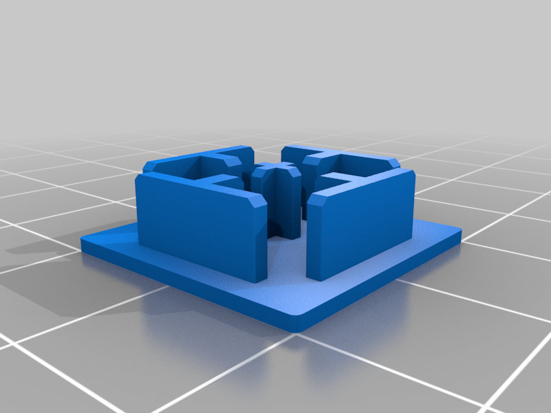 Free STL file Aluminum Extrusion 2020 Endcap・3D print design to ...