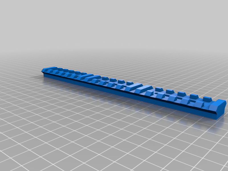 Free 3D file Picatinny Rail 194.8mm・3D printer design to download・Cults