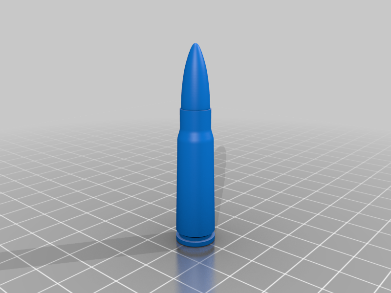 Free STL file 7.62mm X 39mm Bullet・3D printing idea to download・Cults
