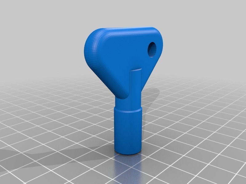 Free 3D file Drum key (with a hole)・3D printer model to download・Cults