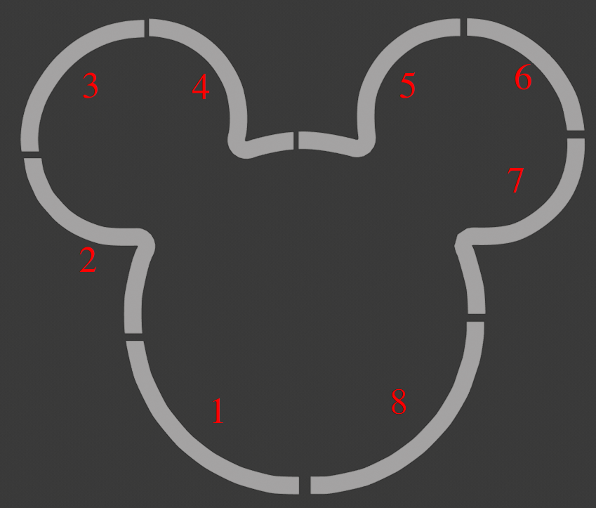 Free 3D file Mickey Mouse Display Shelf 🐁・3D printer model to download ...