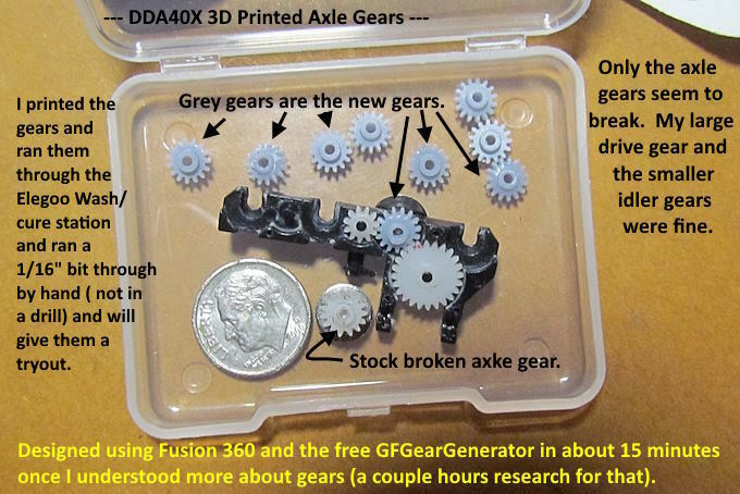 Free 3D file Axle Gears for N scale Bachmann DDA40X 2nd Gen Loco...・3D ...