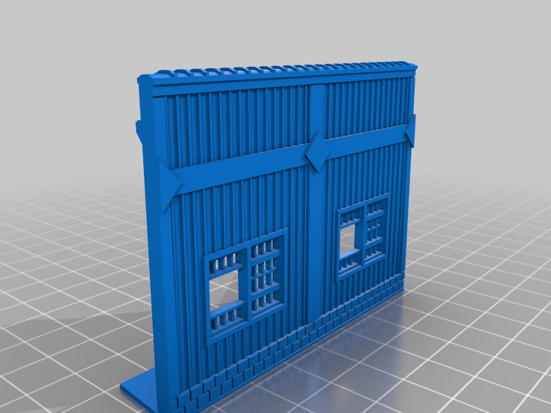Free 3D file N Scale -- Back walls for Roundhouse... 🔙・3D printer ...