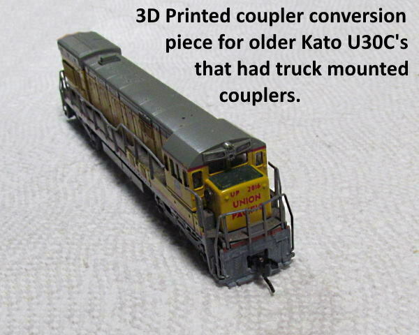 Fichier 3D gratuit N Scale Kato U30C Coupleur Imprimé en 3D Conversion..........・Design ...