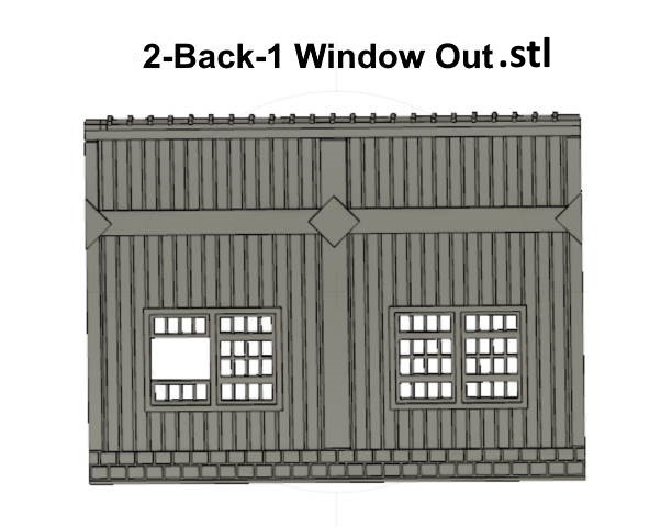 Free 3D file N Scale -- Back walls for Roundhouse... 🔙・3D printer ...